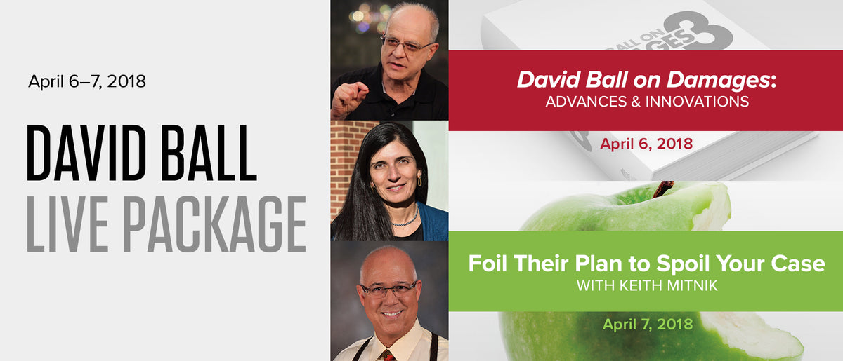 Trial Guides Live CLE featuring David Ball, Artemis Malekpour and Keit