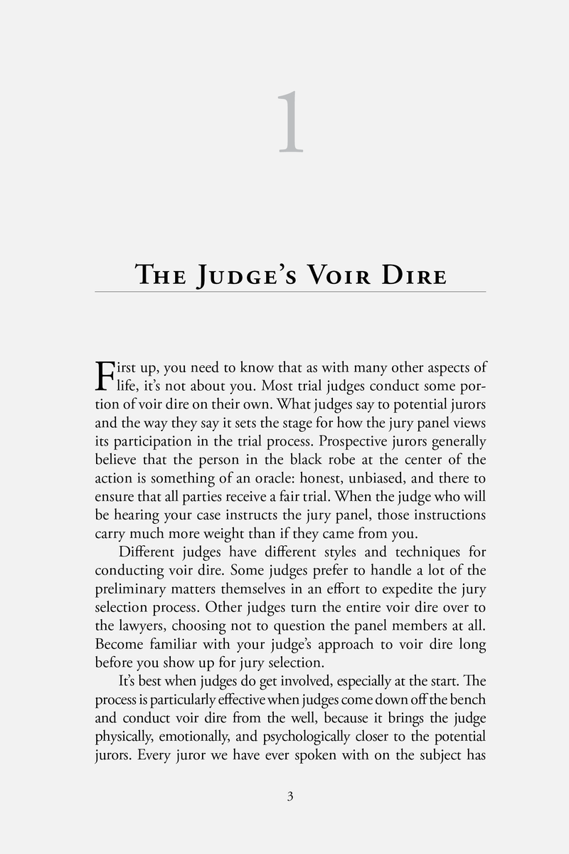 Conducting Voir Dire