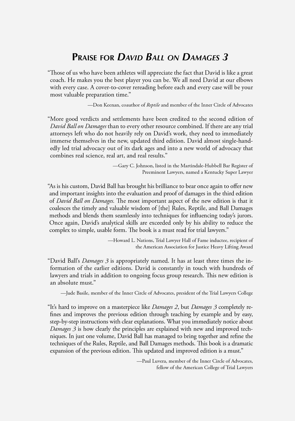 David Ball on Damages 3