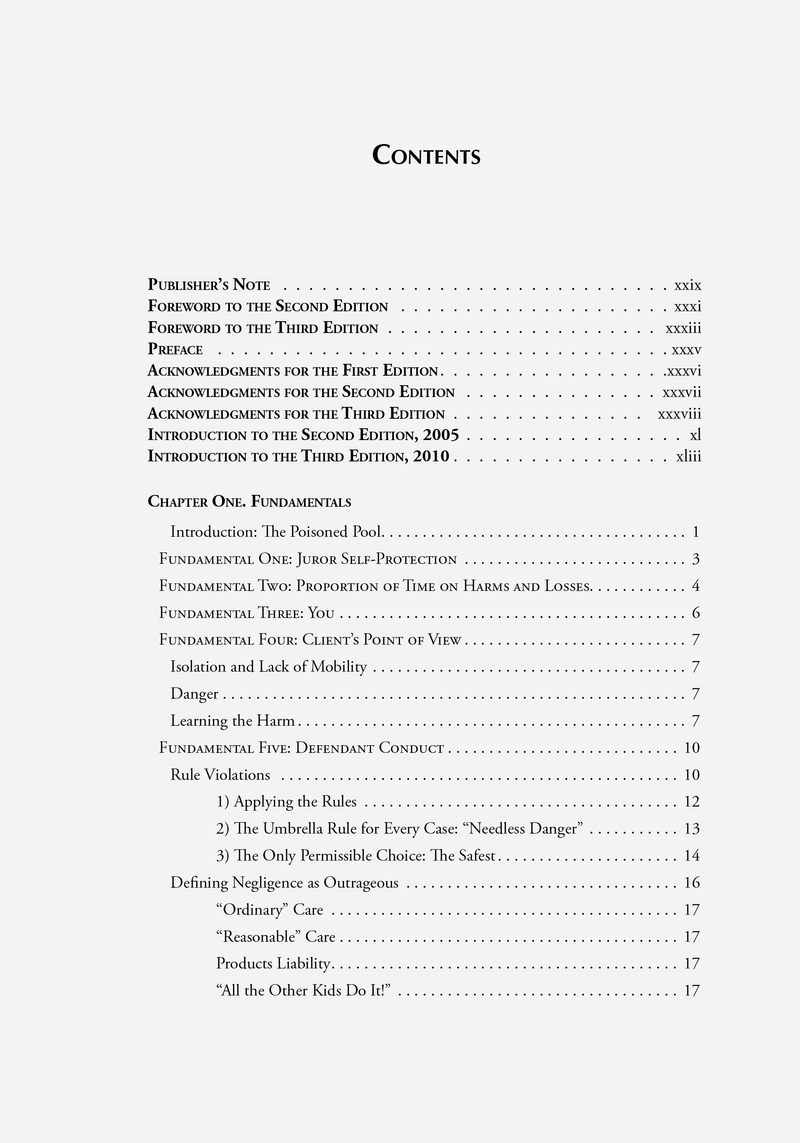 David Ball on Damages 3